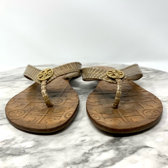 Tory Burch | Shoes | Tory Burch Thora 2 Flip Flop Signature Sandals 6 ...